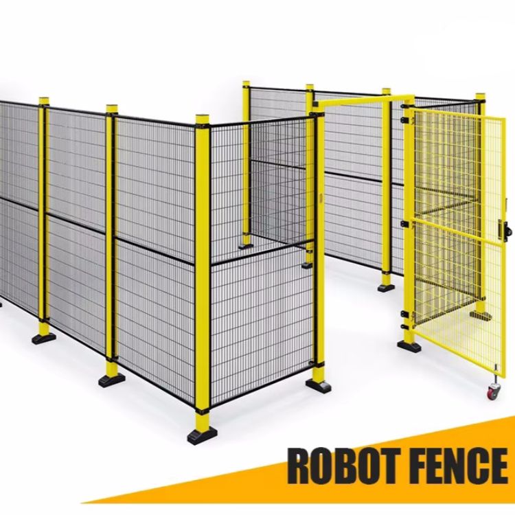 Safe and Stylish Industrial Robot Cell Fencing Solutions