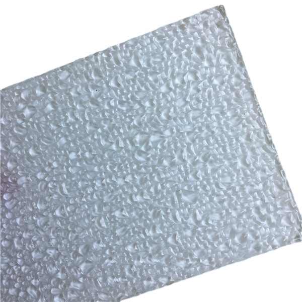 PC Transparent UV Thickness Roofing Polycarbonate Embossed Solid Roll ...