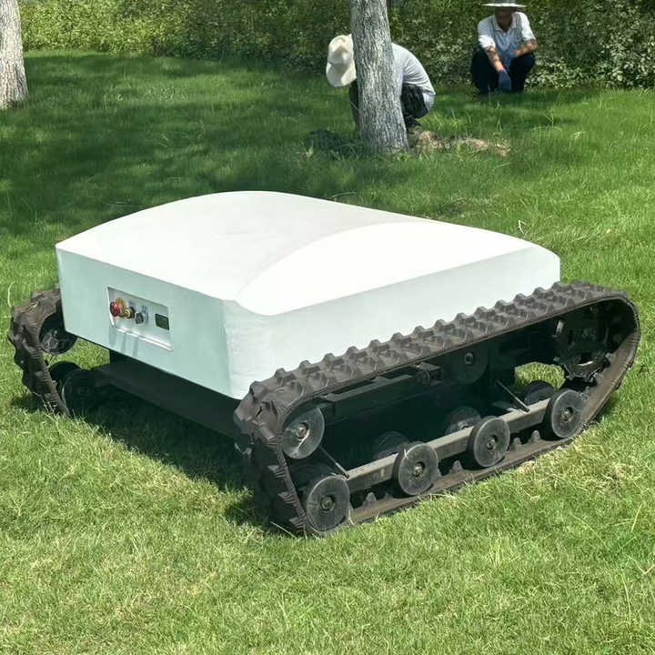 Yuanxing Lithium Battery Tracked Lawn Mower Eco Friendly Operation ...