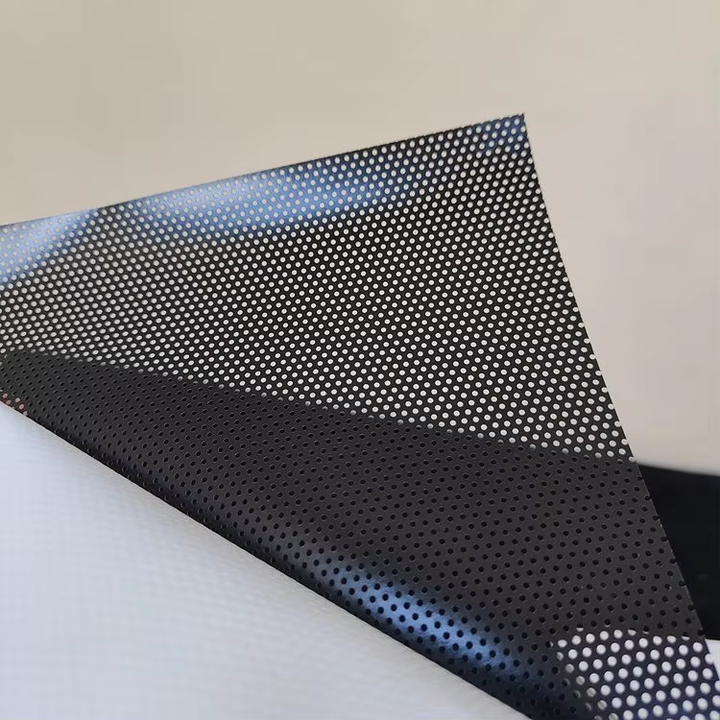New Arrival PVC Self Adhesive Vinyl Roll Perforated Vinyl One Way ...