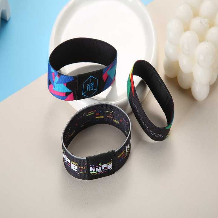 NFC RFID Smart Card Elastic Concert Wristband RFID Fabric NFC 213/ 215 ...