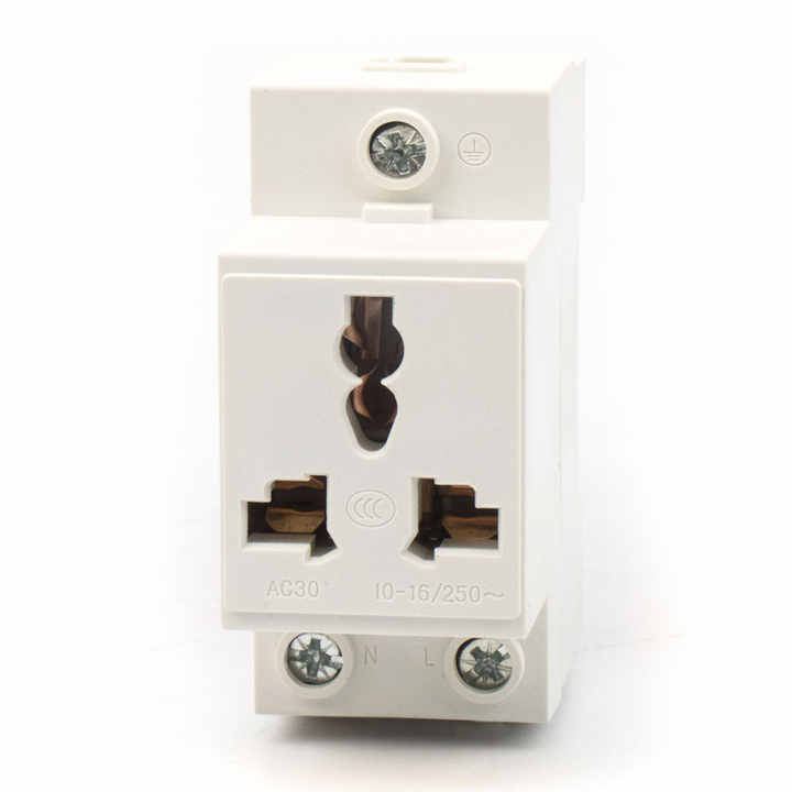Ac30 3pin Din Rail Modular Socket Universal And Flame Retardant