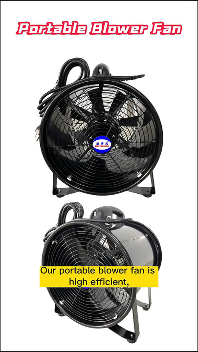 8'' ~24'' Super Speed Portable Ventilation Fans Duct Fan Axial Flow Fan ...