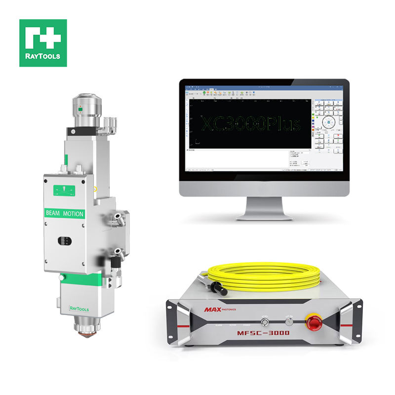 3000W Raytools BM110 Fiber Laser Head XC3000S Controller Racus MAX ...