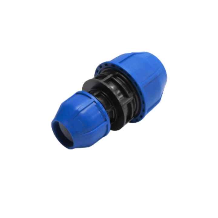 High Pressure HDPE Compression 75MM X 63MM Reducing Coupler