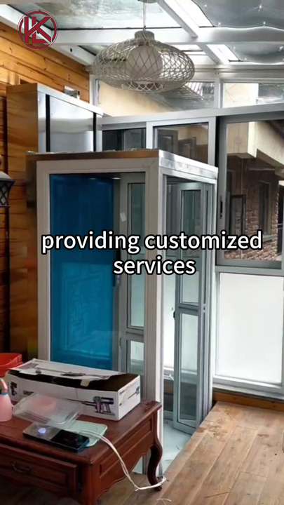 ISO9001 150KG-500KG Standard Hydraulic Small Shaftless Mini Residential ...