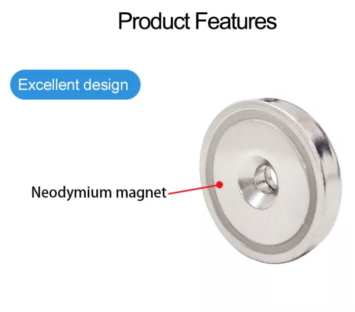Screw Mounting Fastener Strong Magnet NdFeB Magnetic Materials Heavy ...