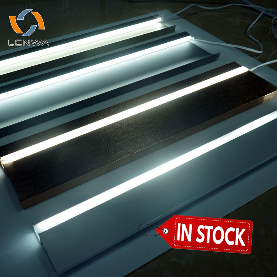 LENWA ALUMINIUM LED Trim Duct Baseboard Molding Lighting