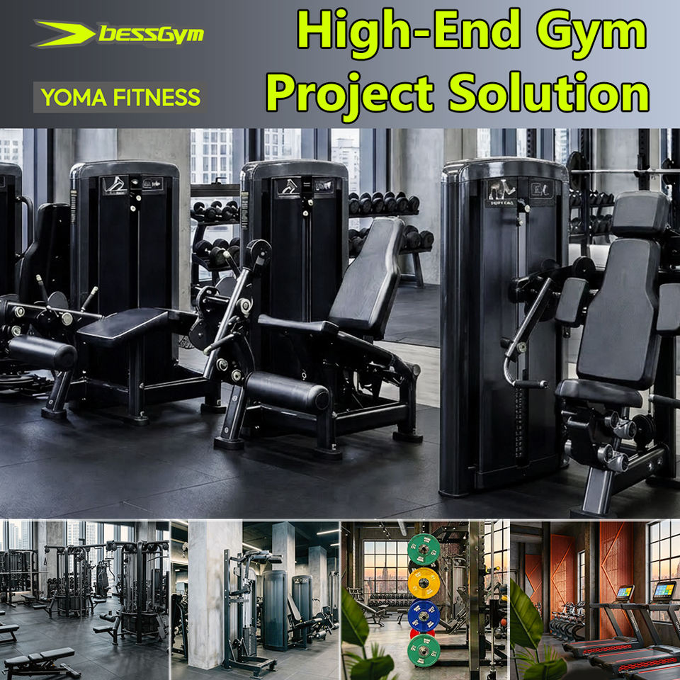 Full Set FItness Center Bodybuilding Equipment Package Free Weight ...