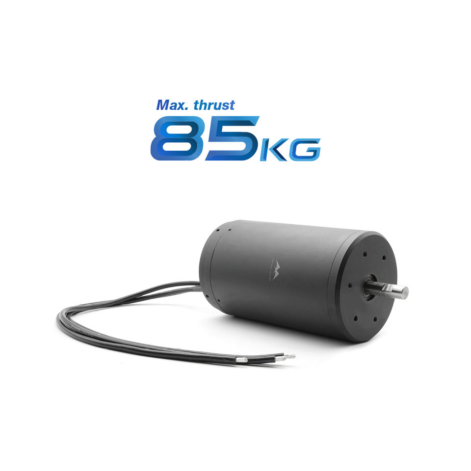 100160 IP68 Waterproof Brushless BLDC Motor, 85KG Thrust for Hydrofoil ...
