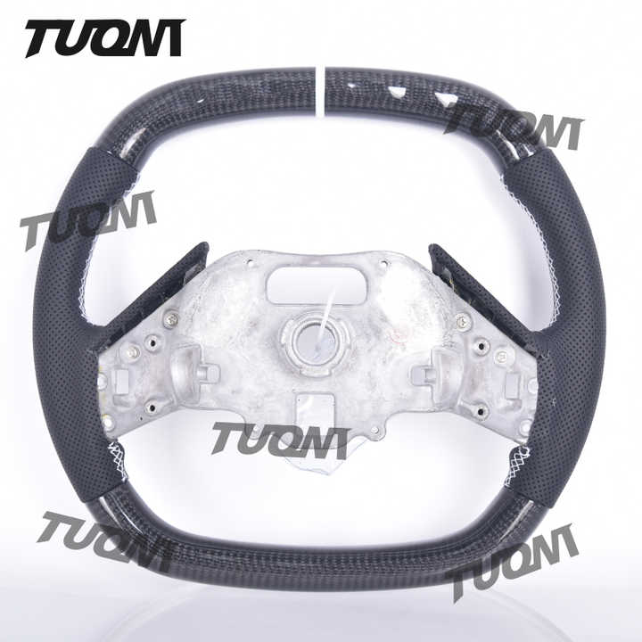 Custom Flat Top Bottom Carbon Fiber LED Display Steering Wheel for ...