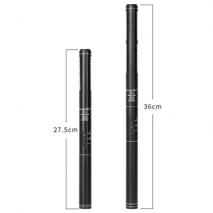 Pro Handheld Boom Pole with Shotgun Microphones - DAYMIC