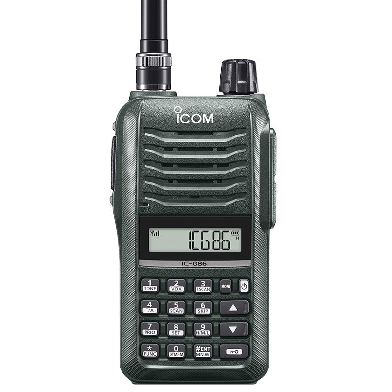 Original Icom IC-G86 IP5X Waterproof VHF7W Output Power Walkie Talkie ...