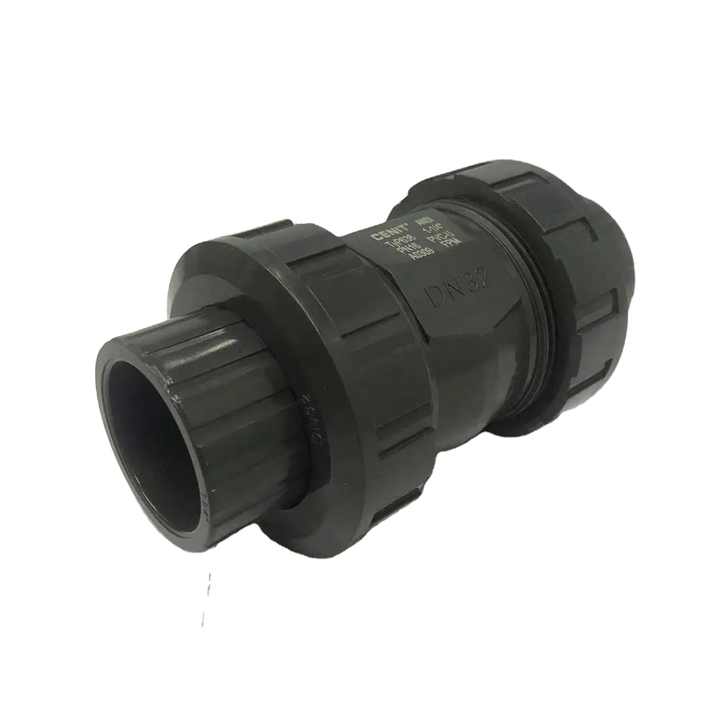 ANSI CENIT Brand PVC UPVC Double True Union Ball Check Valve