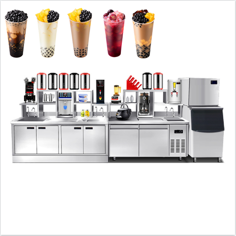Customized Bubble Tea Work Station - High Productivity