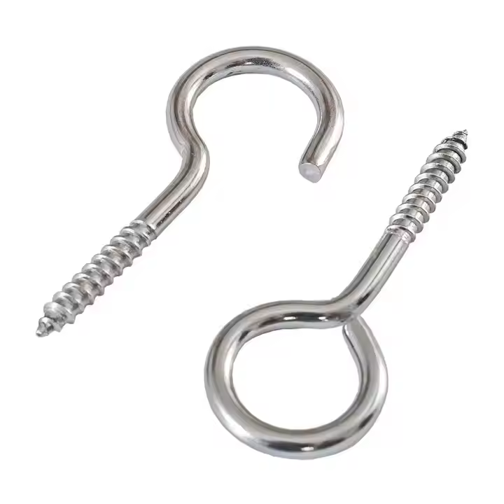 M6 25mm Heavy Duty Stainless Steel Screw Eye for Wood