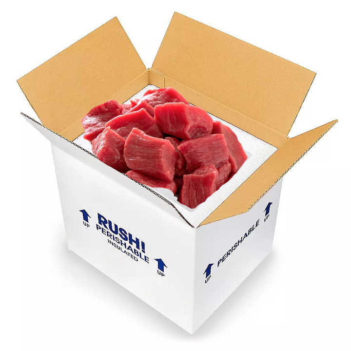 Custom Size Foam Frozen Products Insulated Carton White Cardboard Cold ...