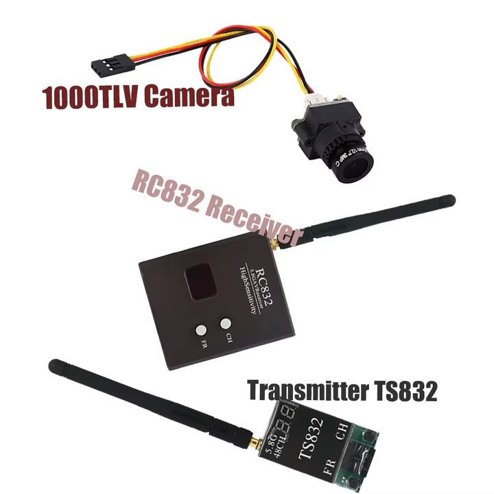 TS832 Transmitter & RC832 Receiver/RC832H +1000TVL Camera 48CH 5.8G ...