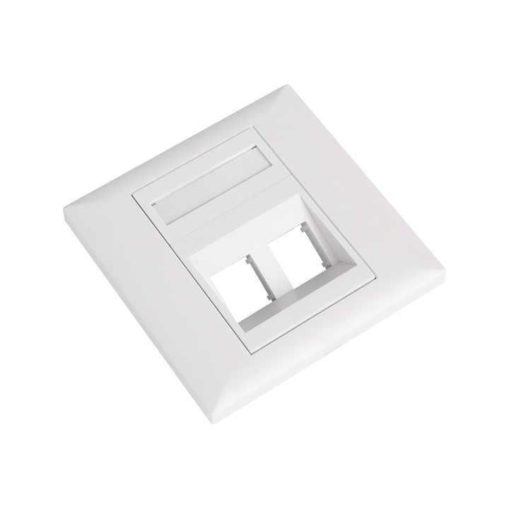 Network face plate 1 2 Port 86 Type Two Port Wall Plate 86x86 face ...