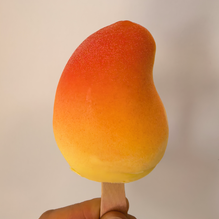 Viral Fruit Shaped Ice Cream - Hongqi Mango Peach Lemon