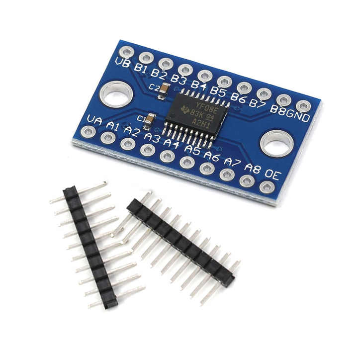 3.3V 5V TXS0108E 8 Channel Logic Level Bi-directional Converter Module ...