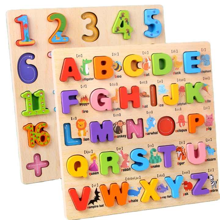 Baby Alphabet ABC and Number Learning Toys for Kids Early Educational ...