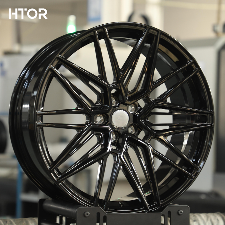 HTOR Hyper Black Racing Car Mag Mesh Sport Wheel 17-26 Inch Custom ...