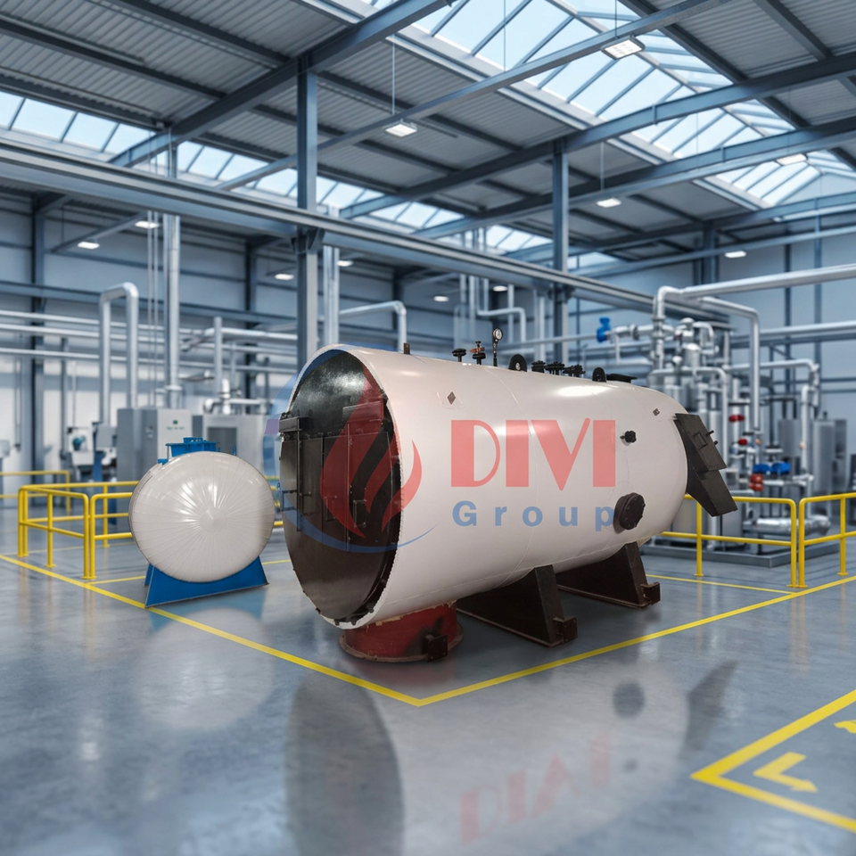 Automatic Fire Tube Low Pressure Industrial Horizontal Oil Gas Steam ...