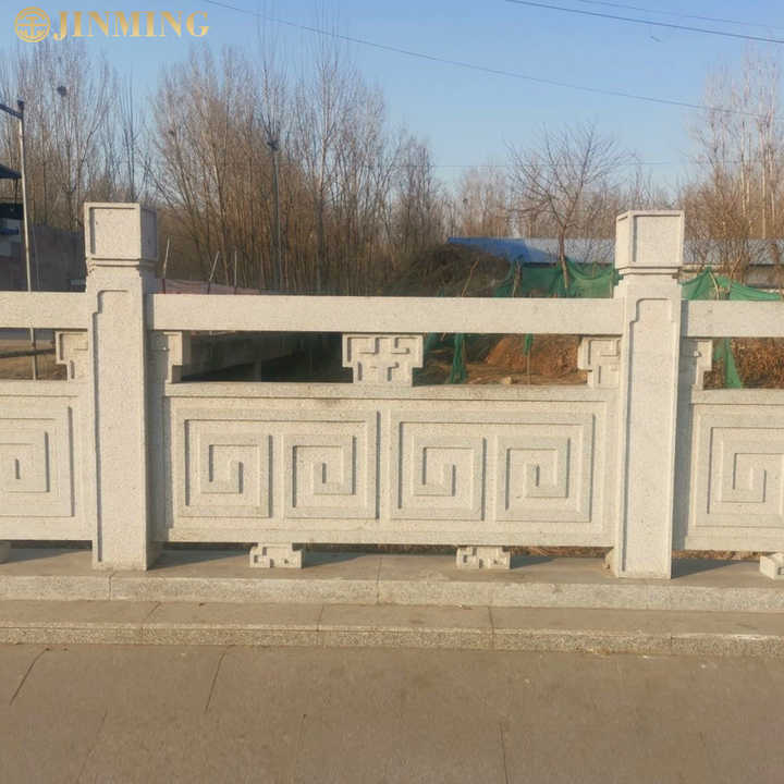 Marble Courtyard, Outdoor Garden, Stone Bridge, Stone-carved Balustrade ...
