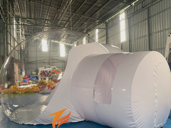 Transparent Inflatable Sphere Tent - Fun Glamping Experience