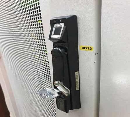 Data center server rack access control fingerprint lock biometric ...