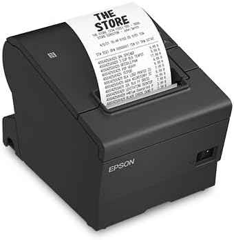 Thermal Receipt Printer Epson TM-T88VII for Retail Restaurant with Auto ...