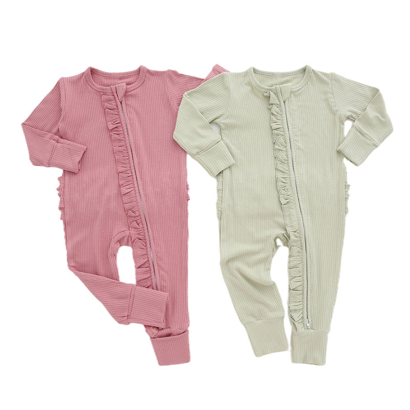 Blank Rib Bodysuit Unisex Summer 100% Cotton Clothes Newborn Baby ...