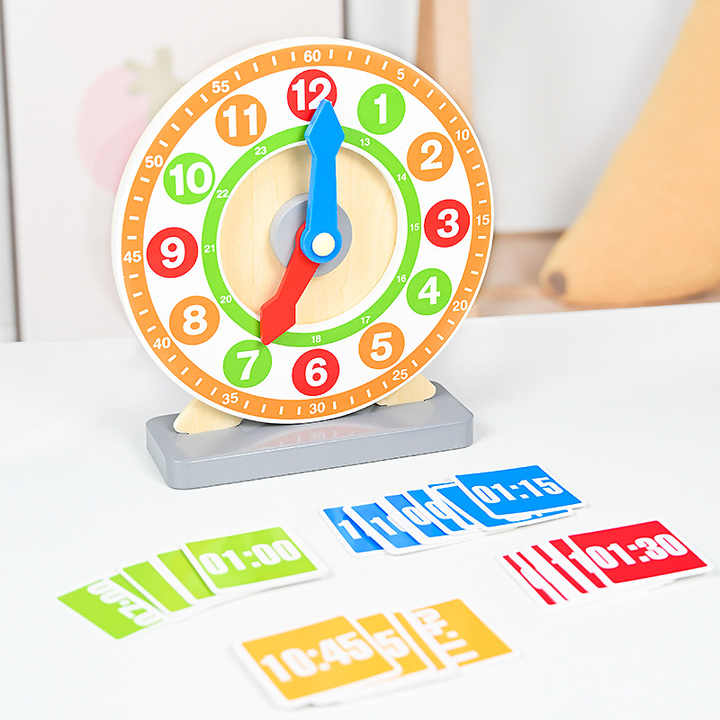 educational toy Hoye Crafts early educational kids clock puzzle Fun ...