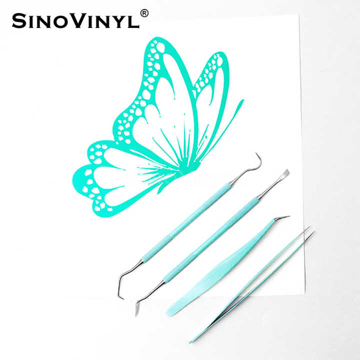 Hook Pick with Fine Tweezers Crafting Set Heat Transfer Vinyl Weeding ...