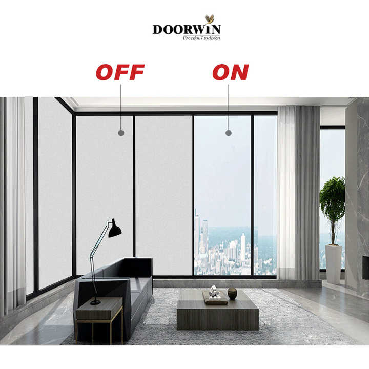 Modern Luxury Smart Glass Windows High Privacy Swing Open Style ...
