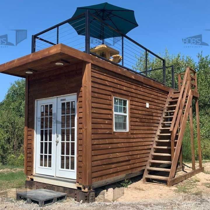 Modern Luxury Resort Log Cabin Kits 2 Story Bedroom Container House ...