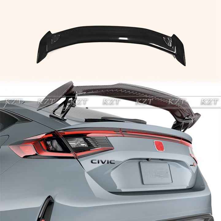 For Honda Type R FL5 2022+ MD Style Hon Red Carbon Fiber Rear Trunk ...