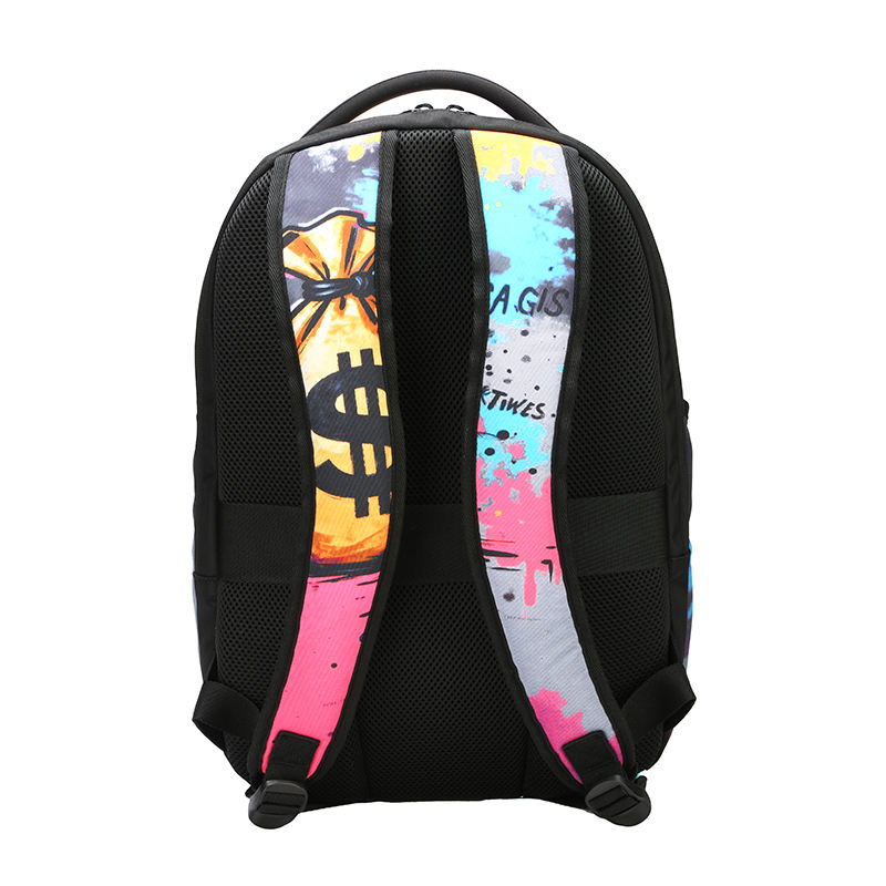 Fashion Cartoon Print 20L Polyester Backpack Casual Daypack with ...