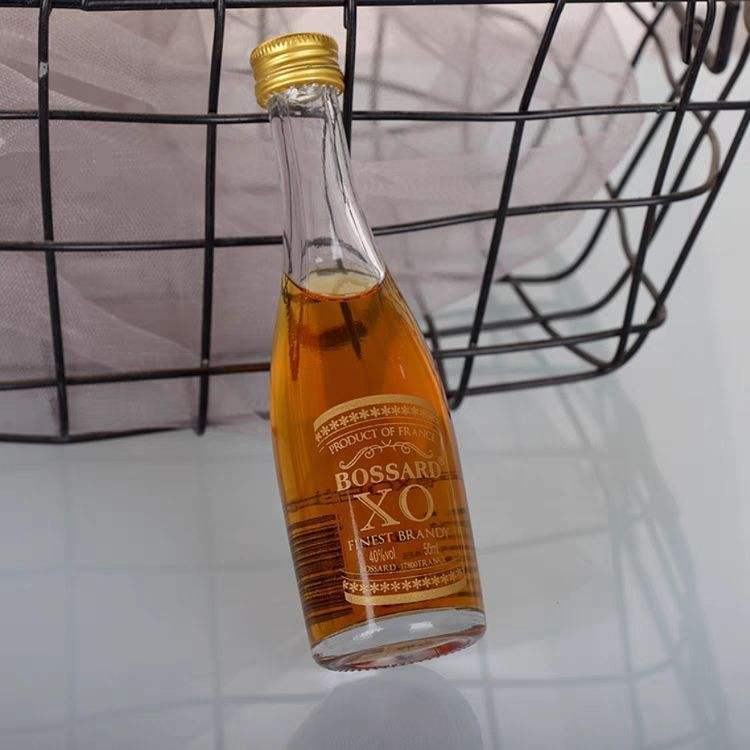 Mini Sample Glass Bottles for Alcoholic Beverages Juice Drinks Liquor ...