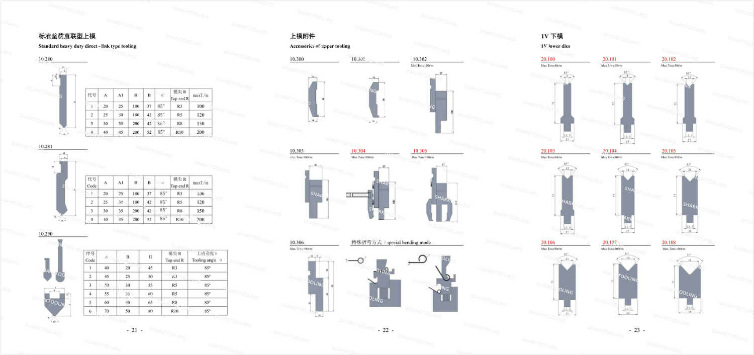 European Amada Press Brake Tooling acute Punch 200mm Tooling with best ...