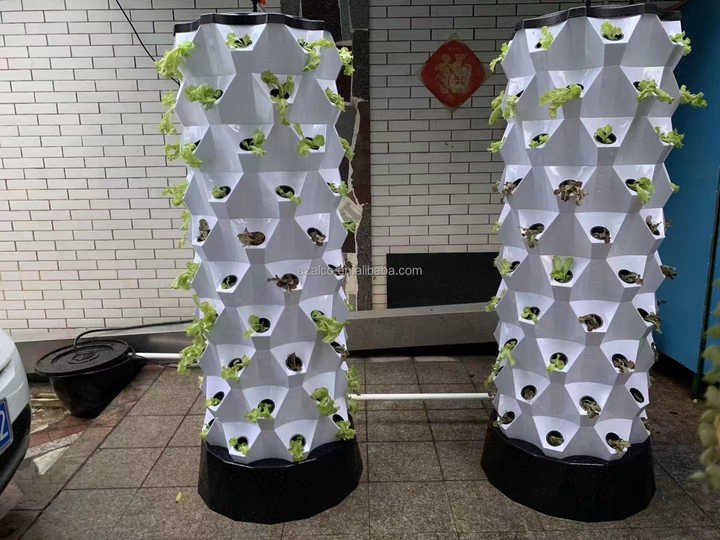 10 Layers 80 Plants Pineapple Tower Vertical Hydroponic Garden Farming ...