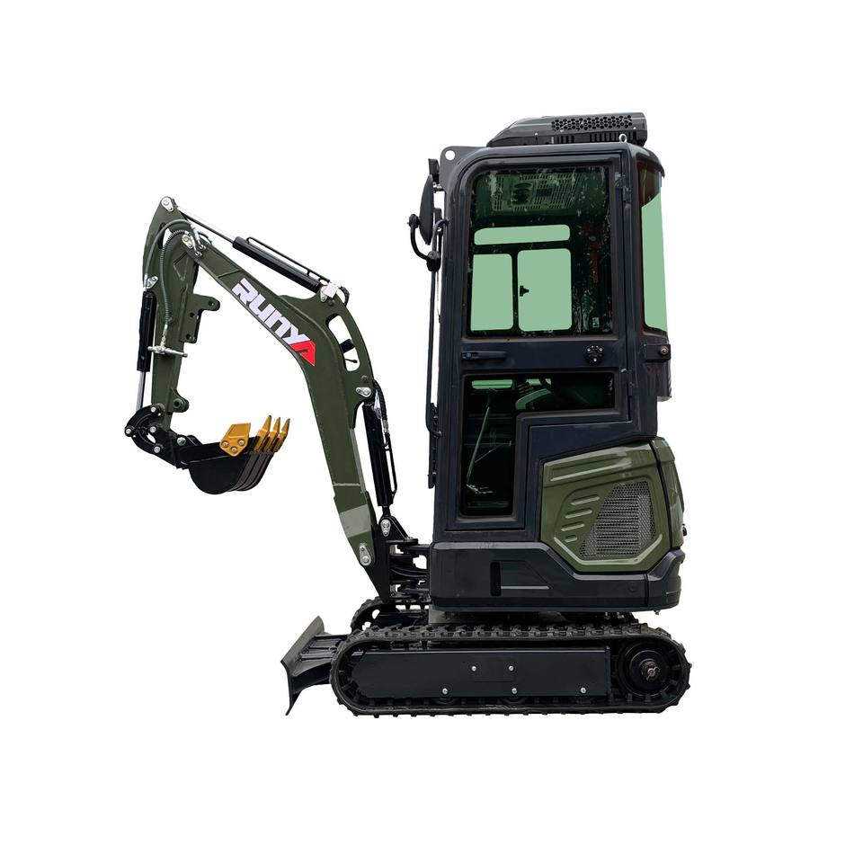 For Kubota Engine Powered Micro Digger 1.8 Ton Capacity Excavators for ...