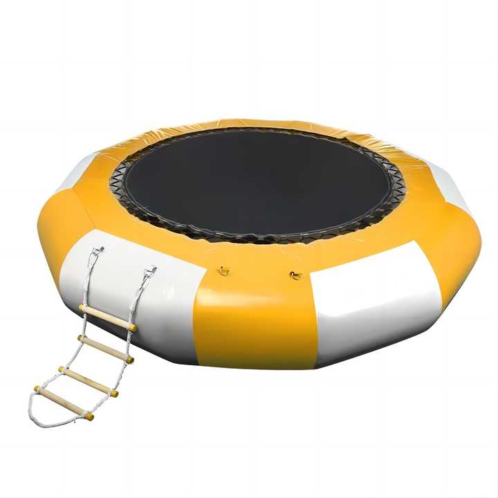 Water Equipment Inflatable Water Floating Trampolines with Slide for ...