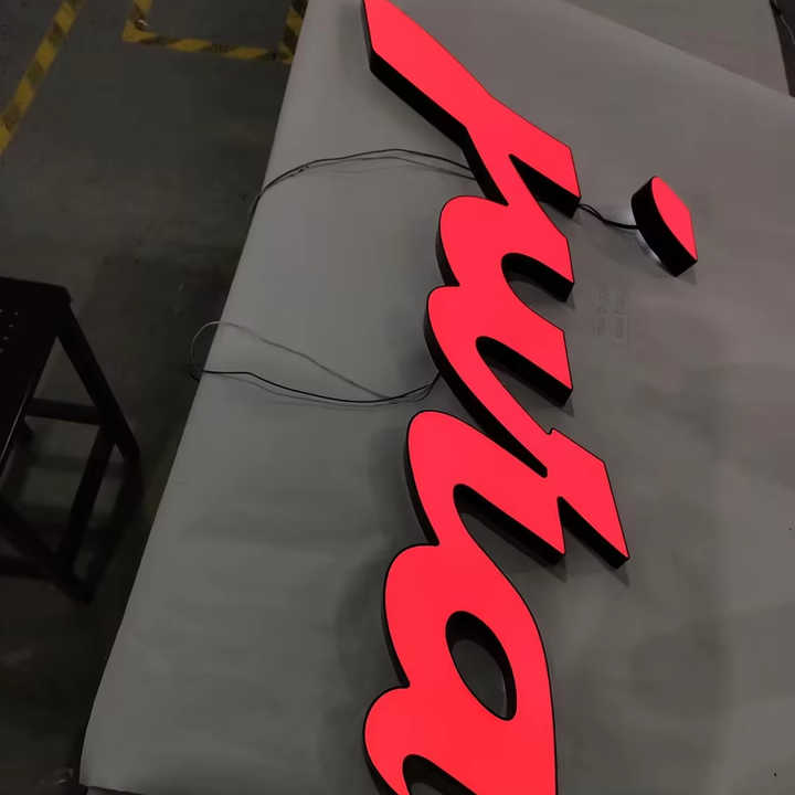 Custom LED Acrylic Signs 3D LED Frontlit Signs Luminous Sign Letter ...