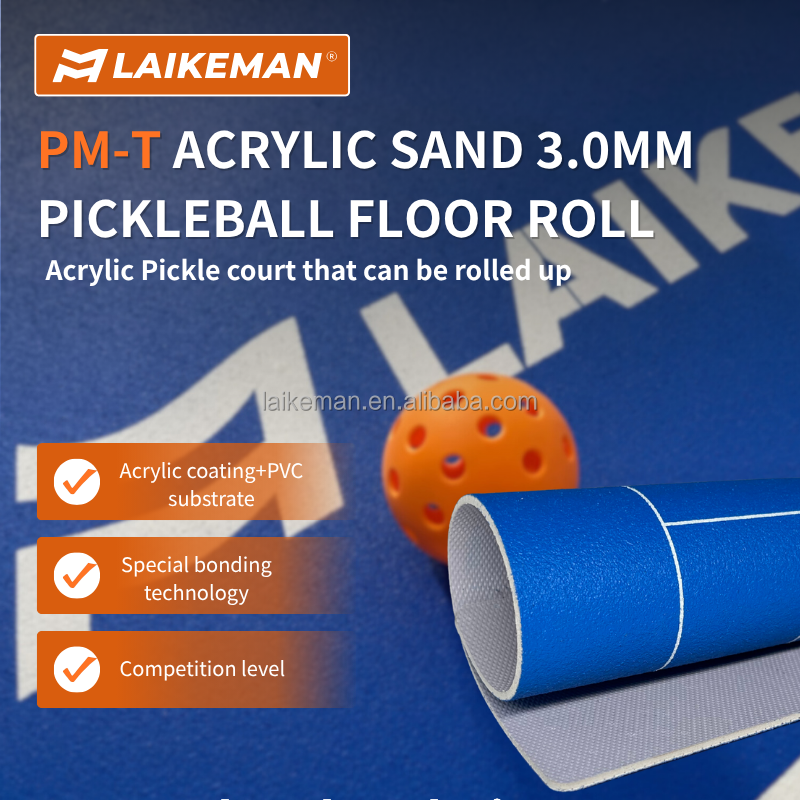 Portable Pickleball Court PVC Acrylic Sport Flooring Indoor/Outdoor Use ...