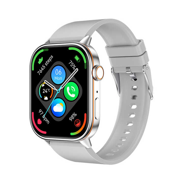 2.01 Inch QX17 Smartwatch - GPS, BT Call, & Fitness Tracker