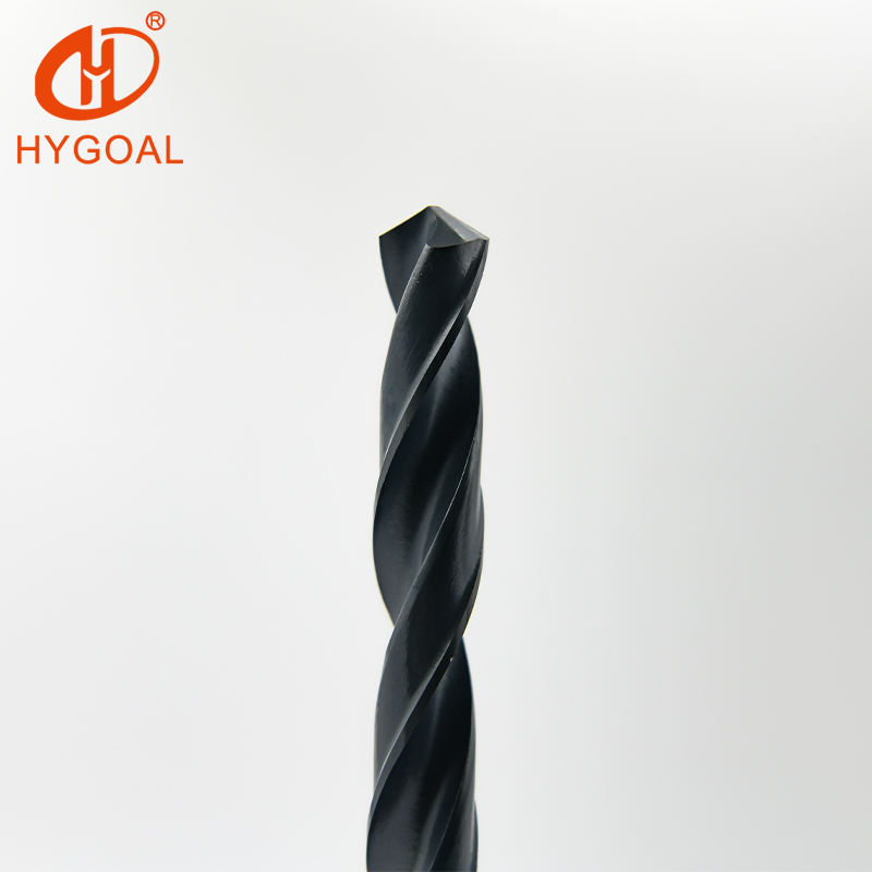 HYGOAL High-Speed Steel Straight Shank Twist Drill Bits No Walk Point ...