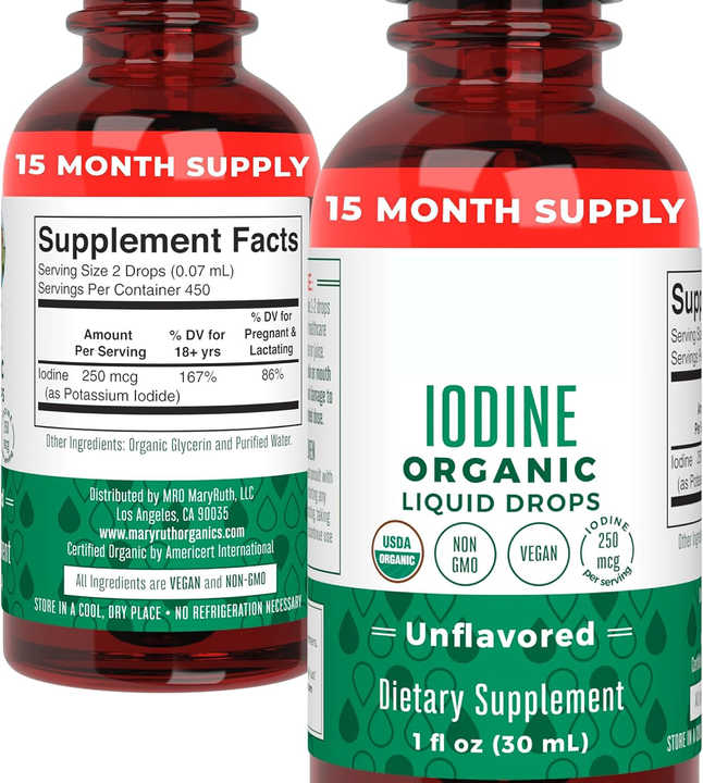 Customized Vegan Anti Radiation Potassium Iodide Drops Support ...