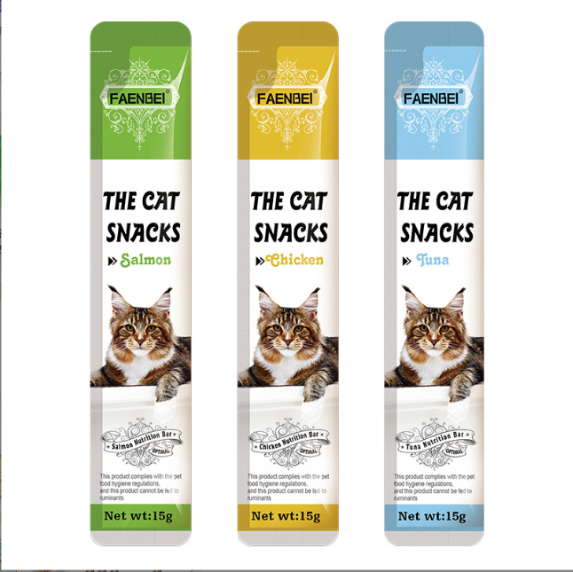 Custom Cat Creamy Treats Cat Snack Liquid Free Sample OEM Packing Cat ...